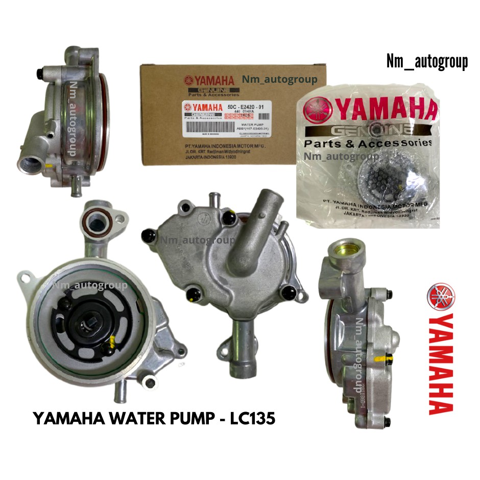 YAMAHA Water Pump Full Set (ORI Indo)-LC135 V1-V6 / Y15ZR / Y16ZR / FZ150 | Shopee Malaysia