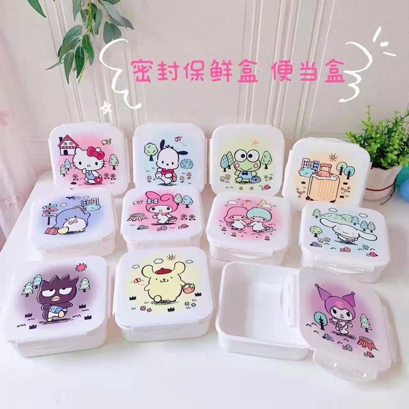 kids bento container cartoon lunch box doraemon snoopy hello kitty600ml ...