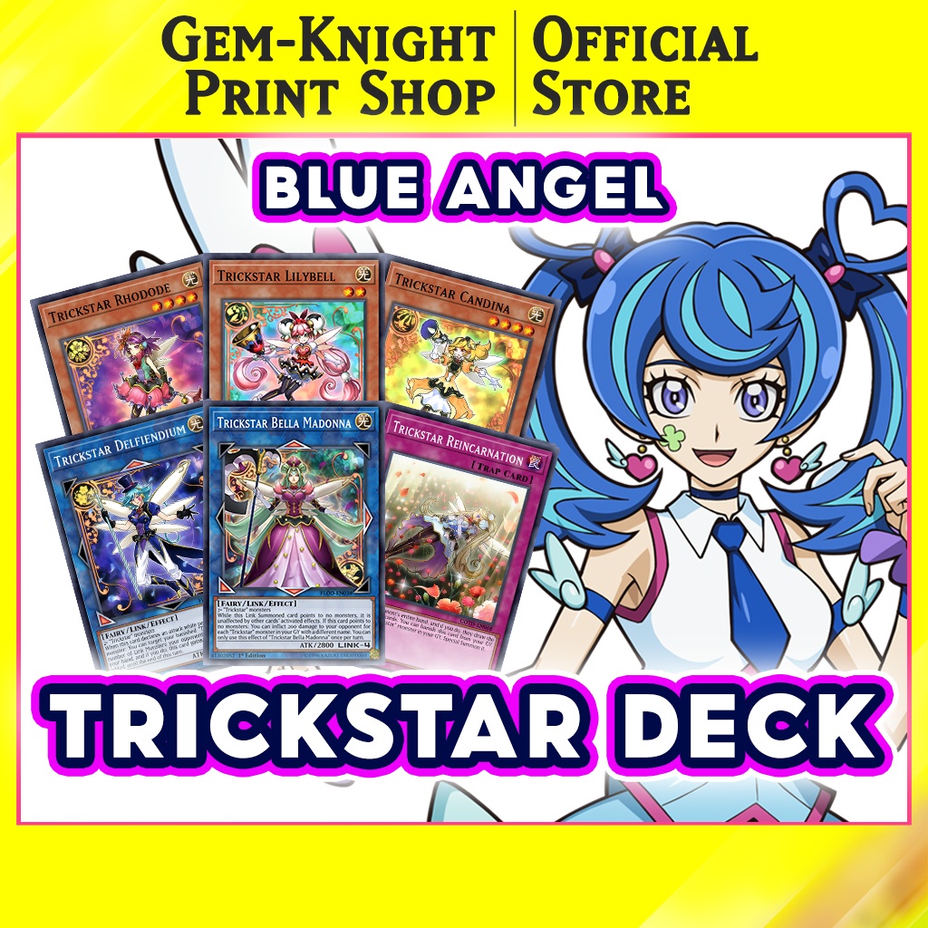 [Printed Cards] Yugioh Deck - Trickstar - Blue Angel Deck | Shopee Malaysia