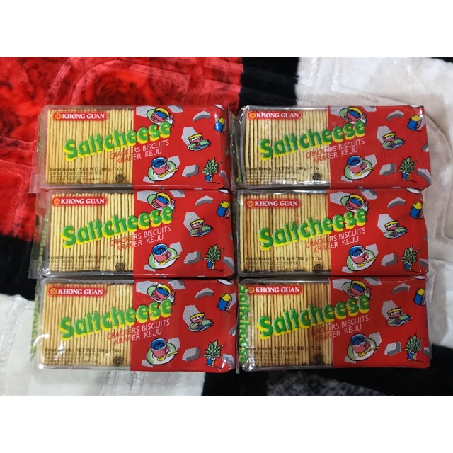 BISKUT CHEESE SALTCHEESE CRACKERS BISCUITS/KRAKER KEJU 200GRAM SARAWAK ...