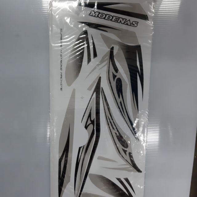 STICKER BODY MODENAS CT100(3) BLACK RACING MALL | Shopee Malaysia