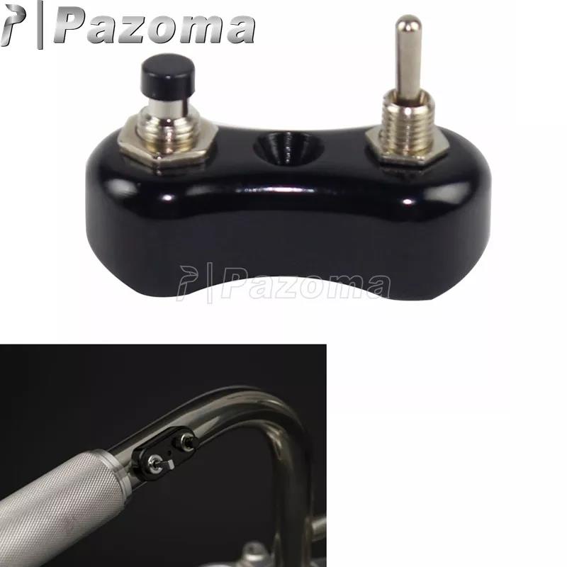 Motorcycle Black 7/8" or 1" Handlebar Switch Block Push Button Toggle Switches for Harley ...