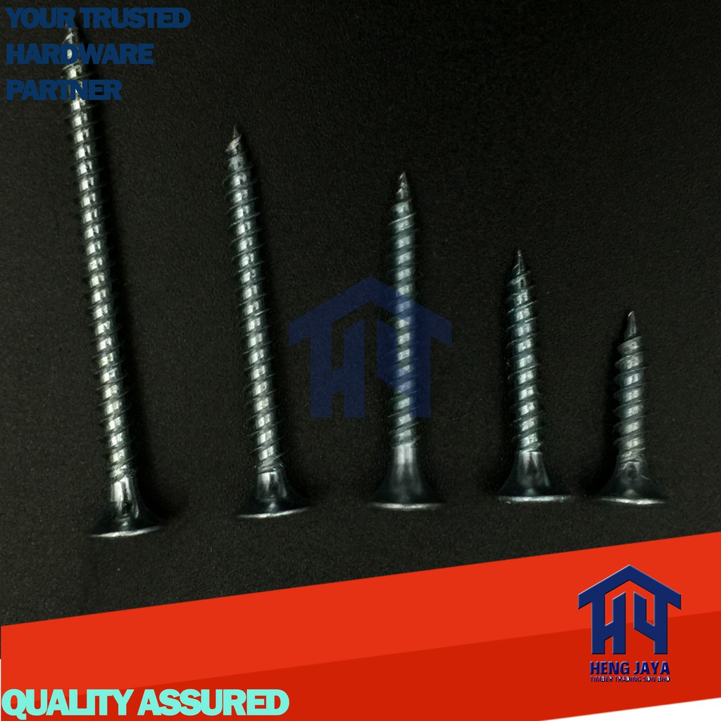 6# DRYWALL SCREW (+) - ZINC PLATED (1KG / BOX)/ SKRU TAJAM PUTIH UTK ...