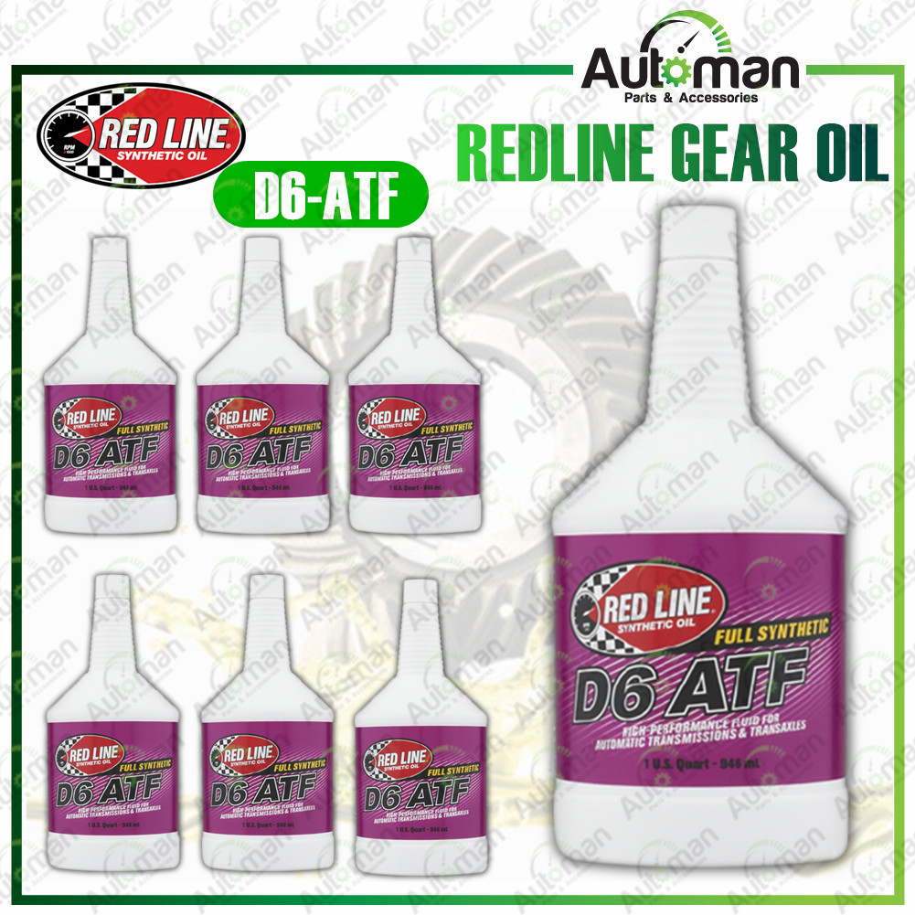 Redline Red Line D6 ATF Automatic Transmission Fluid Auto Gear Oil ...