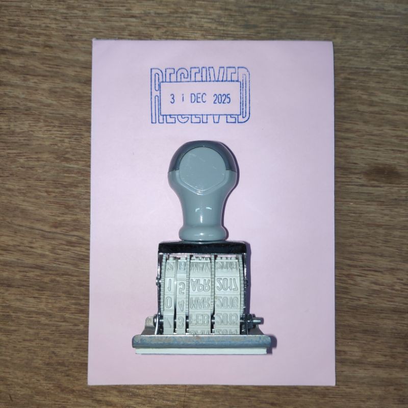 Dater Stamp 4mm 5mm Cop Tarikh #Date Stamp #4mm RECEIVED FAXED PAID ...