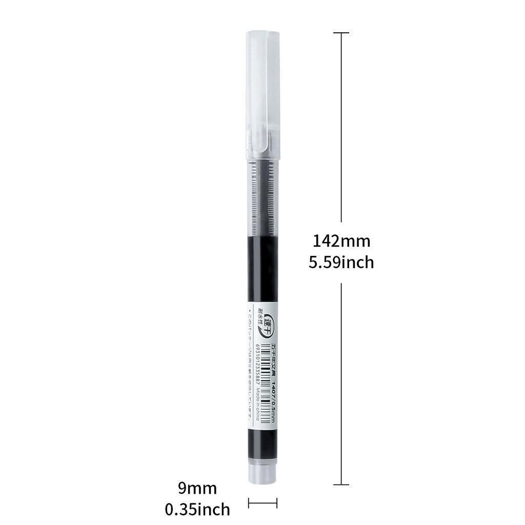 Direct liquid signature pen, black neutral pen, 0.5mm pen tip ...