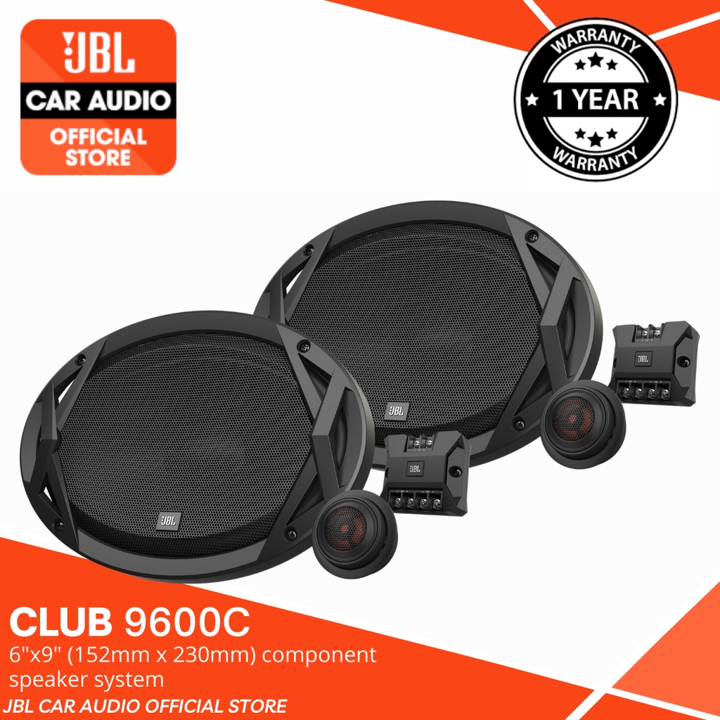 JBL Club 9600C - 2 Way Component Speaker (6" x 9") | Shopee Malaysia