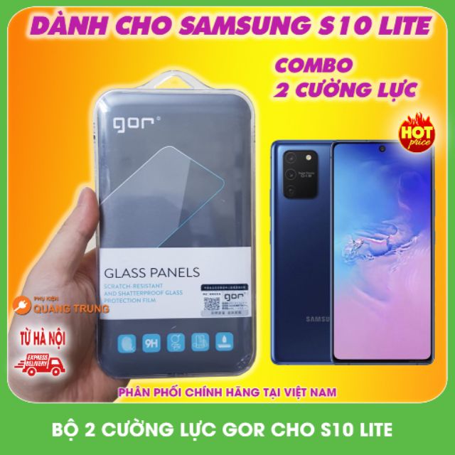 Samsung S10 lite tempered glass, genuine Gor (Set of 2 pieces) | Shopee ...