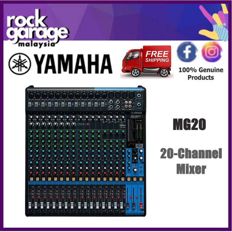 Yamaha MG20 20-Channel Mixer (MG20) | Shopee Malaysia