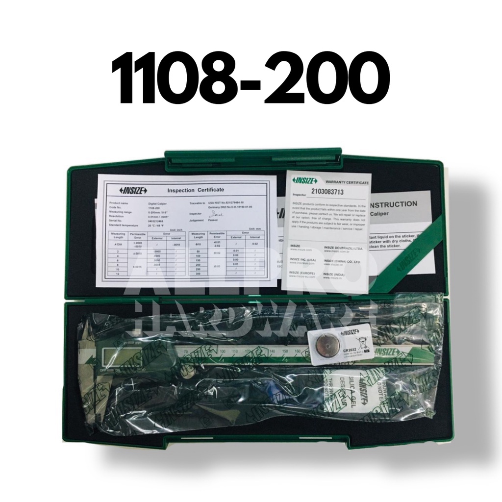 INSIZE Digital Caliper Measuring Tool 1108-150 / 1108-200 / 1108-300 ...