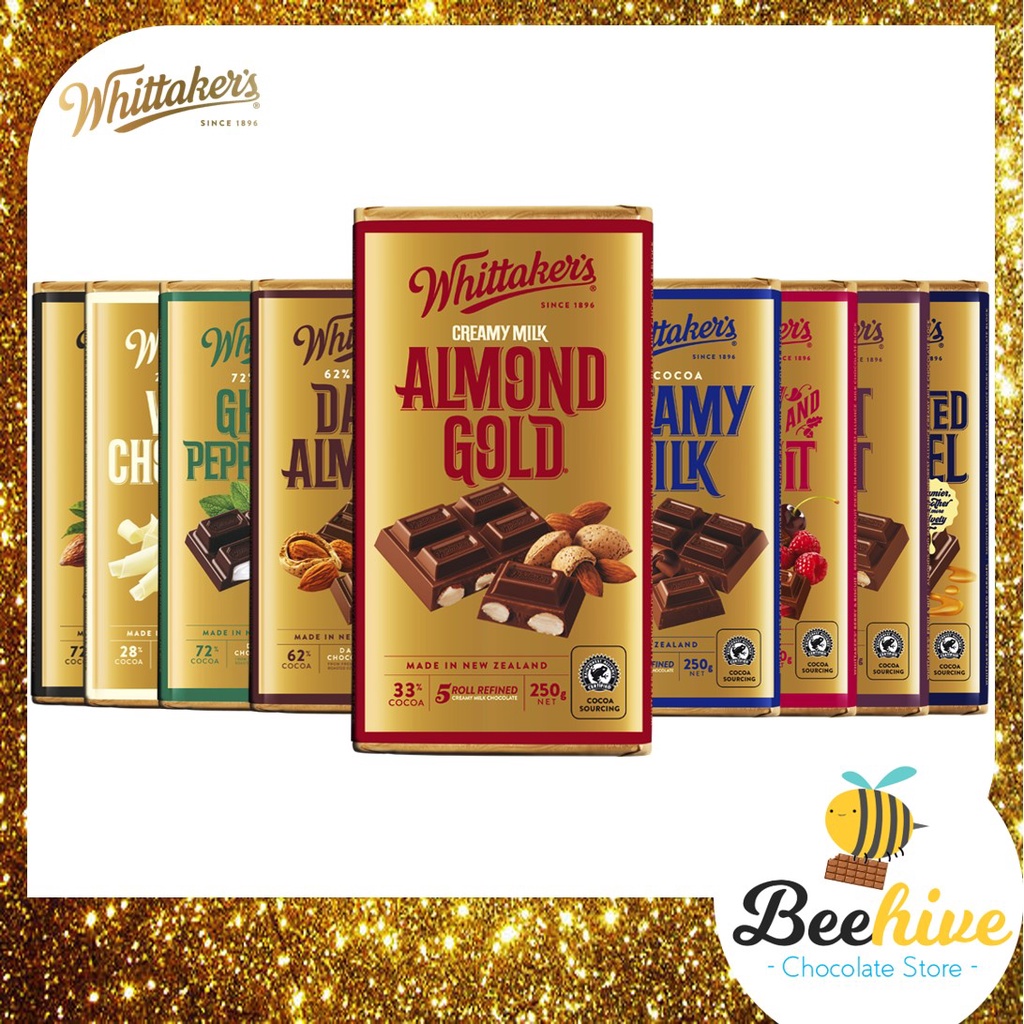 Whittakers Chocolate 250g - (Assorted Flavours) [Halal] | Shopee Malaysia