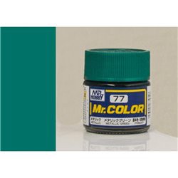 MR COLOR C77 METALLIC GREEN (HOBBY & MODEL KIT PAINT) | Shopee Malaysia