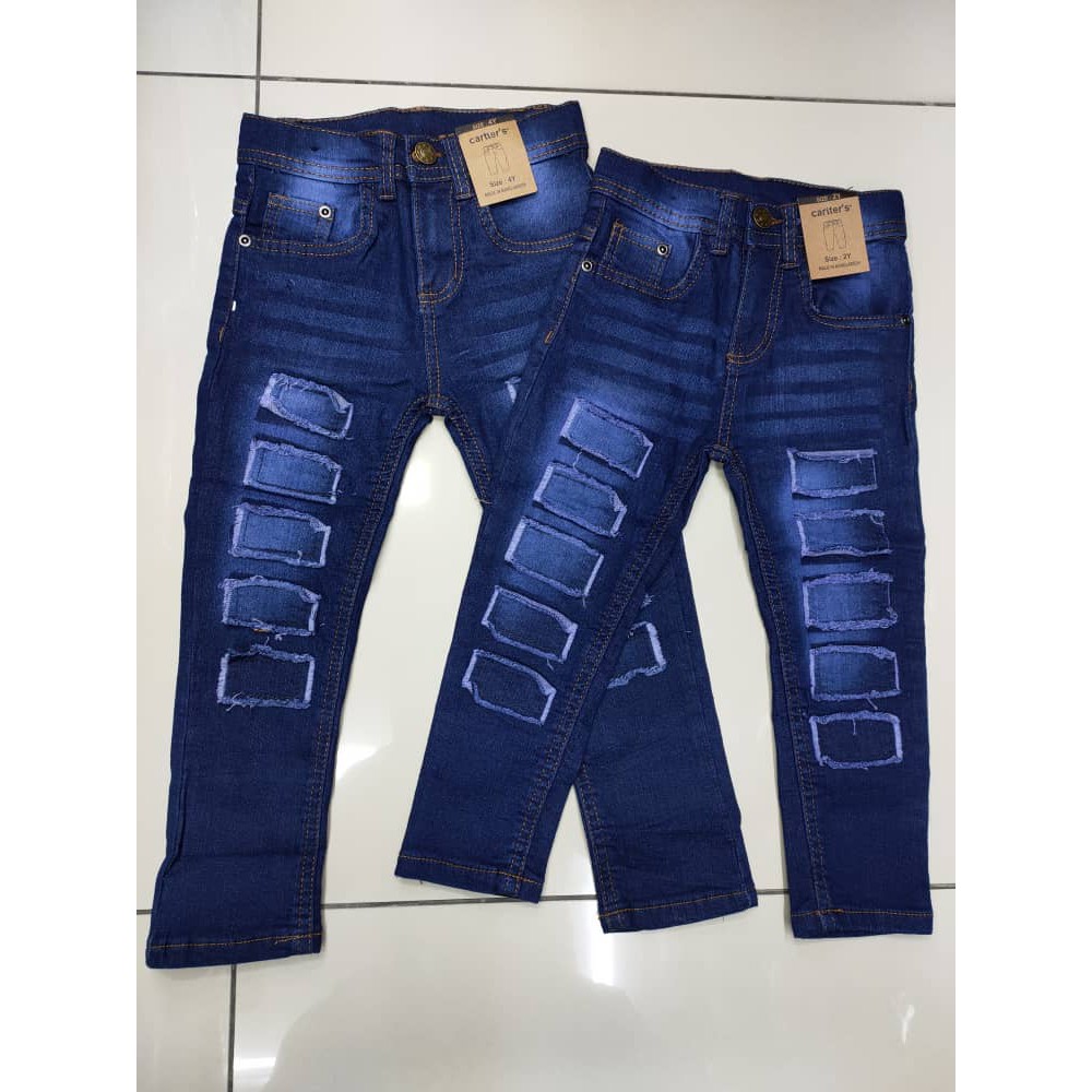 Seluar jeans budak murah 2y ~ 12y 🎁 | Shopee Malaysia