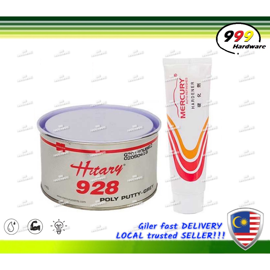 999 Nissan Hitary Mercury 928 Poly Car Putty With Hardener 1kg / Car ...