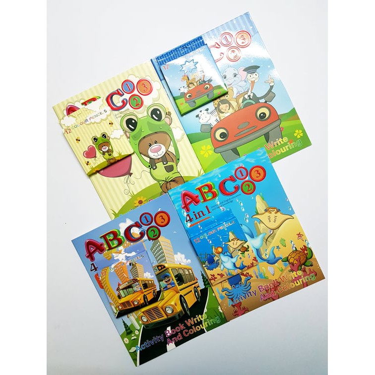 Pre-School Tracing Alphabet ABC & Number 123 Book filled with Writing ...