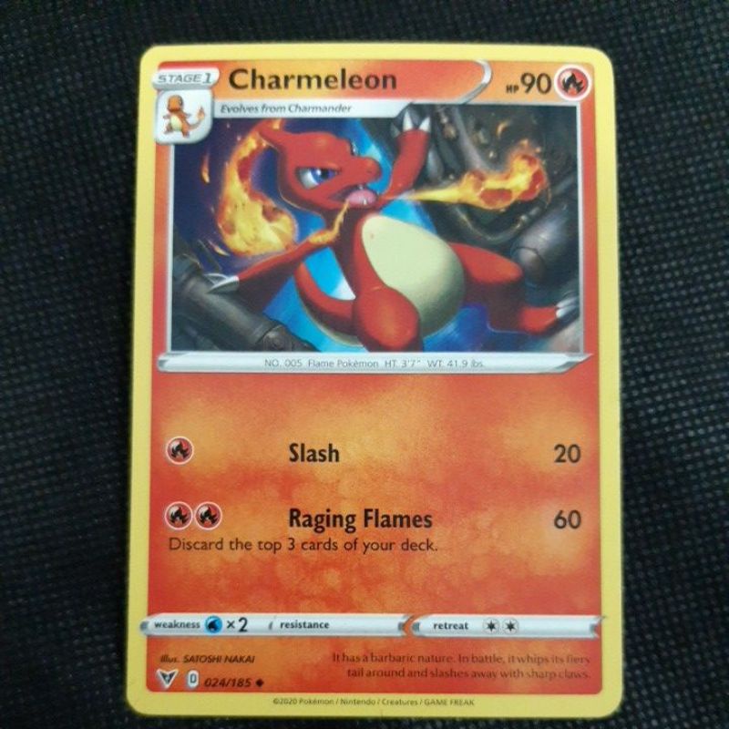 Pokemon Card TCG : Charmander and Charmeleon (Non Holo) / (Reverse Holo ...