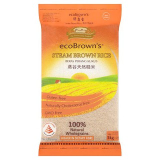 ECOBROWN BROWN RICE 5KG ECOBROWN SOFTBROWN FINE BROWN RICE 5KG(POP ...