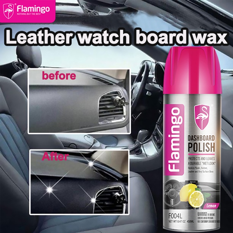 Automobile Sales Service 4S Dedicated Flamingo 450ml Car Dashboard Cleaner Polish/Leather ...