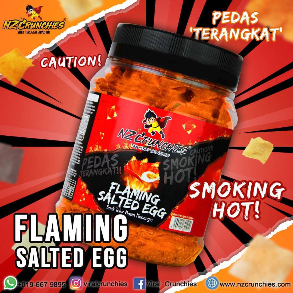 NZ Crunchies Snack Popia Salted Egg, Cheese Primo, Chicken Floss ...