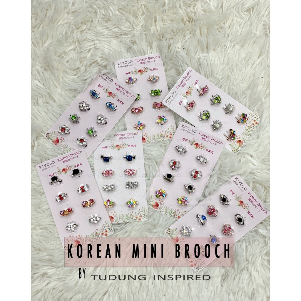 [🔥READY STOCK🔥] PREMIUM MINI KOREAN BROOCH PIN TUDUNG SHAWL BAWAL ...