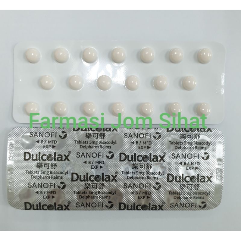 Ubat Sembelit Laksatif / Susah Buang Air Besar Dulcolax Tab 20biji ...