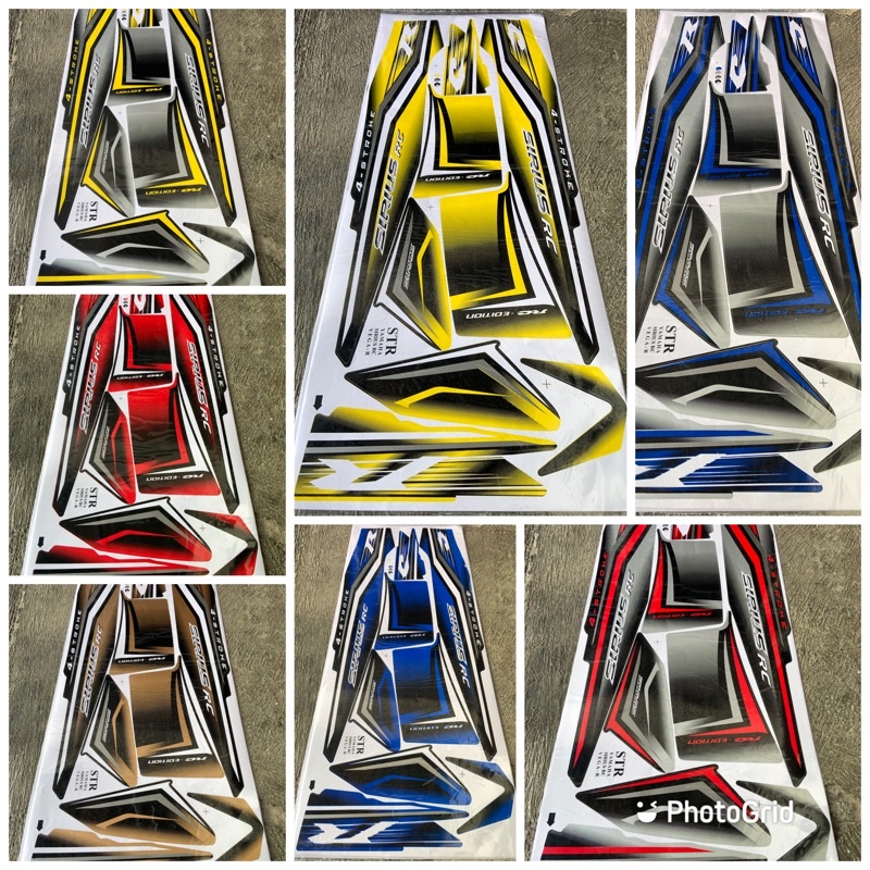 Striping Sticker Variations Thailand Motorcycle Yamaha Vega R New ...