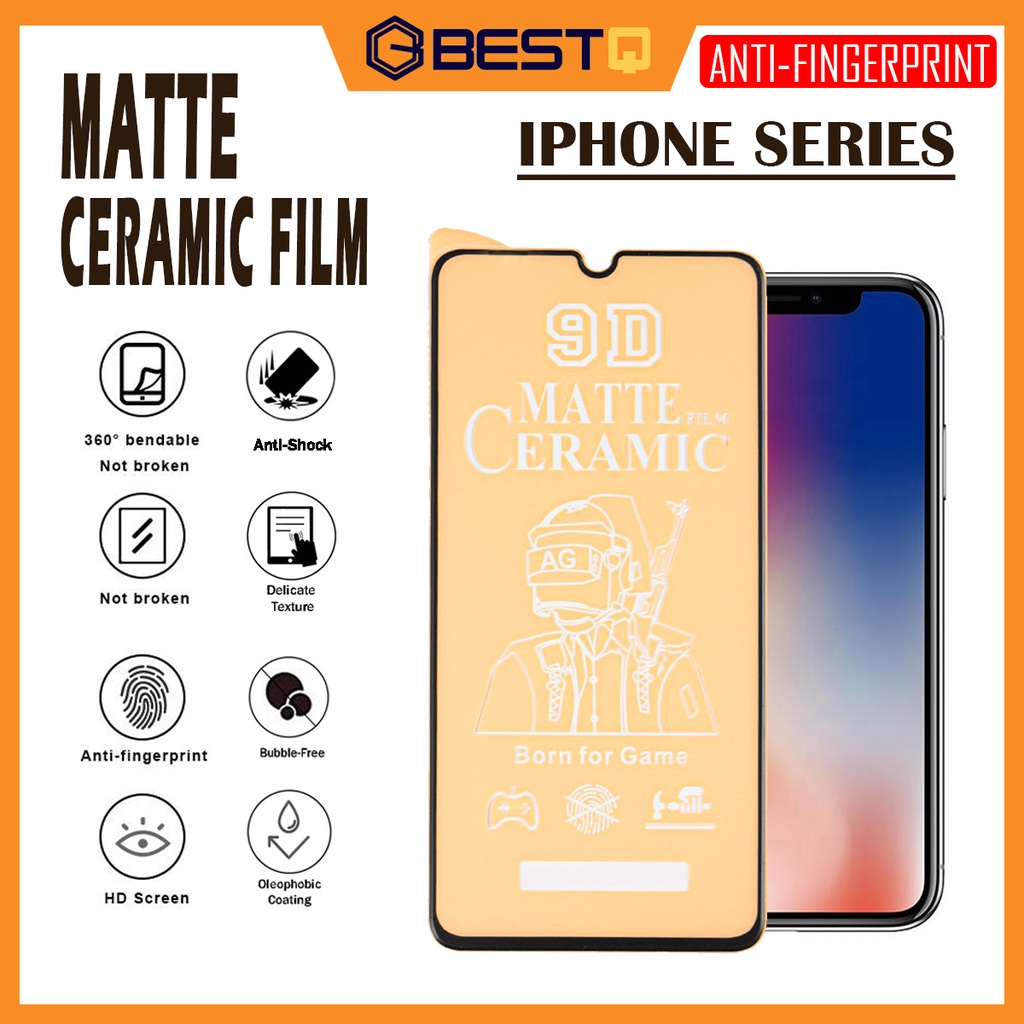[X PECAH] Ceramic Matte Screen Protector For Iphone X XR XS Max 11 Pro ...
