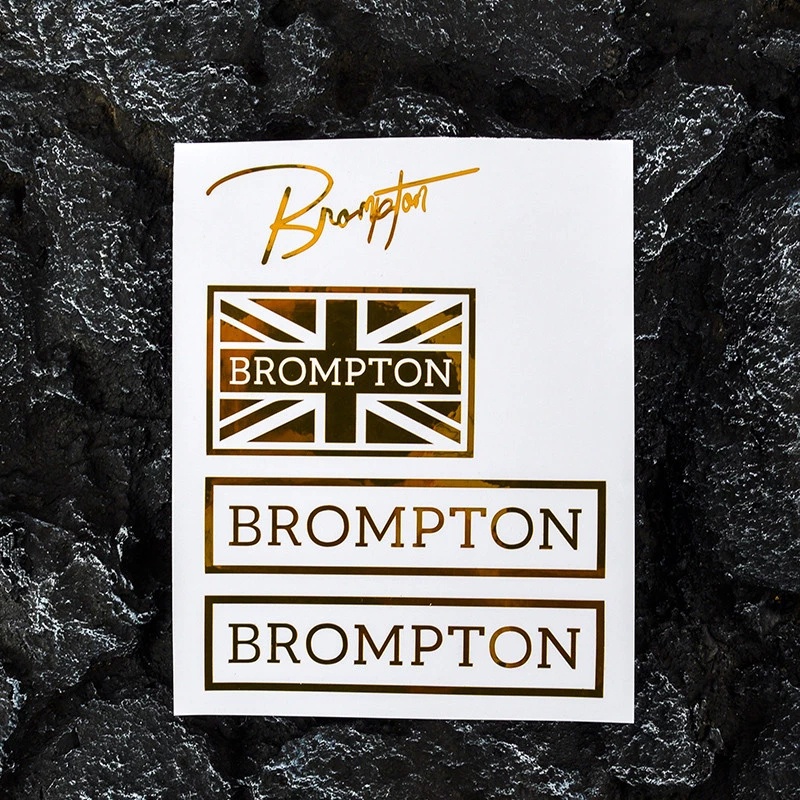 Folding Bike Sticker For Brompton Decal For Frame Protector Badge Bike ...