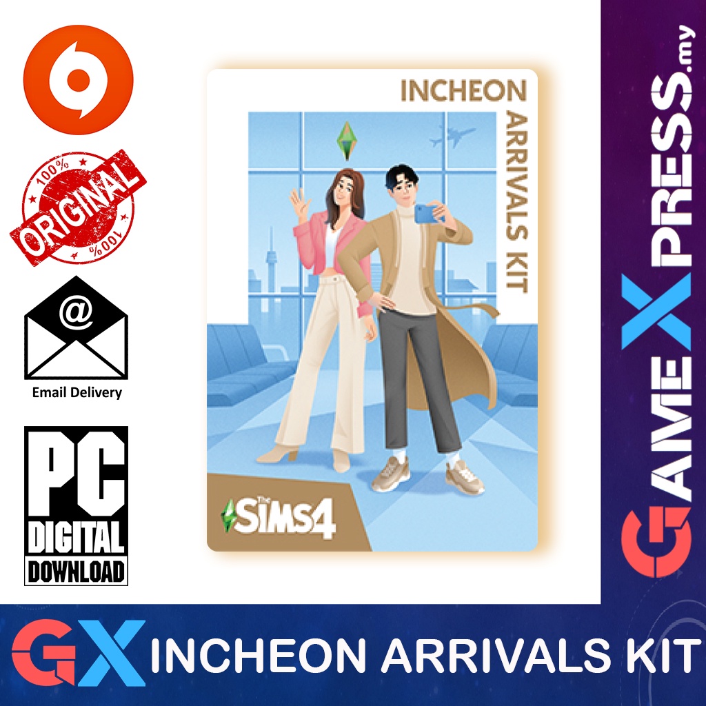 The Sims 4 Incheon Arrivals Kit PC / Mac Game Origin Platform | Shopee ...