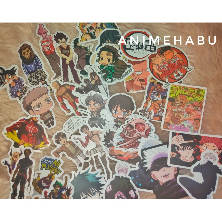 12 PCS. Random Anime Stickers | Shopee Malaysia