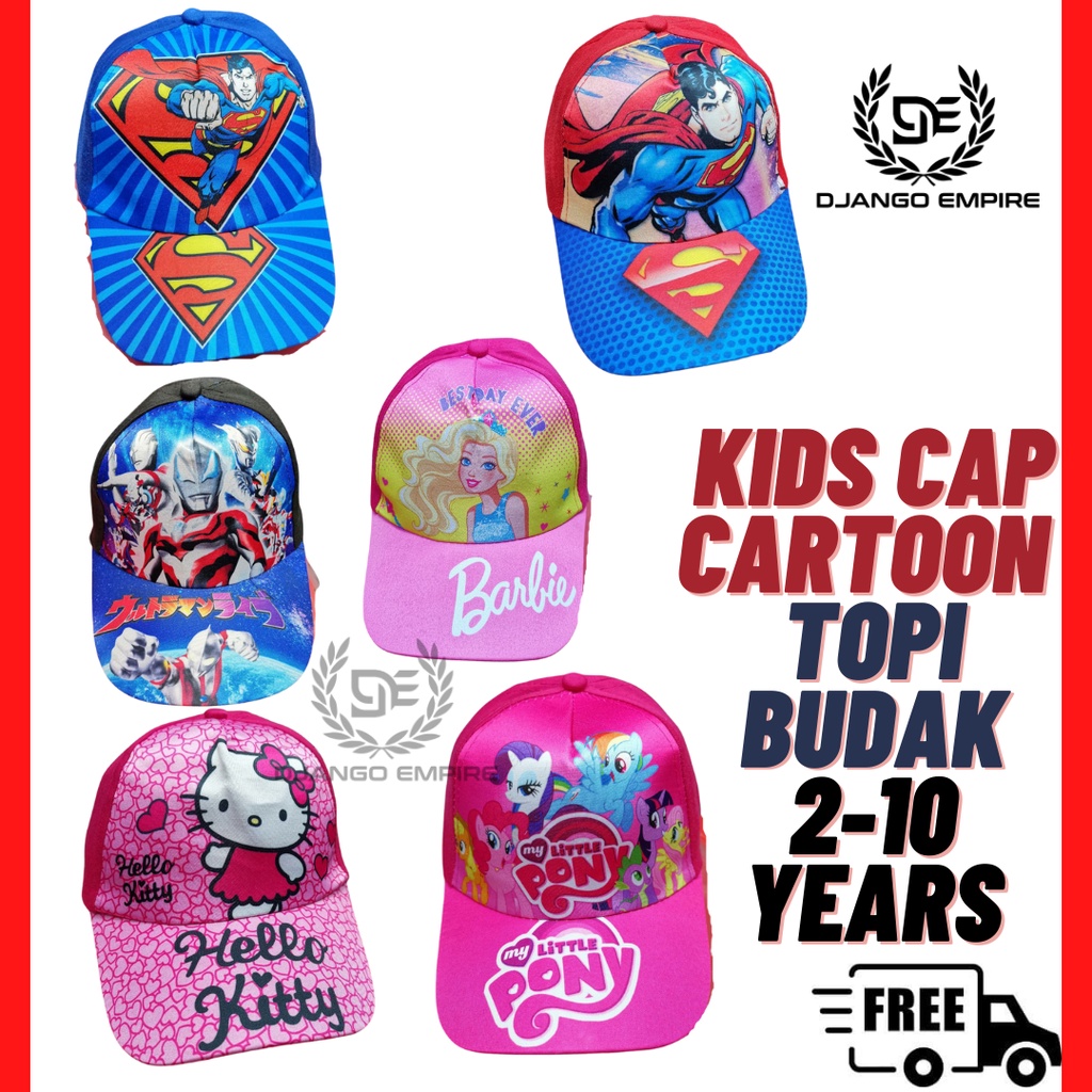 READY STOCK Kids Cap Hat Cartoon Children Boy Girl / Topi Budak Kanak ...