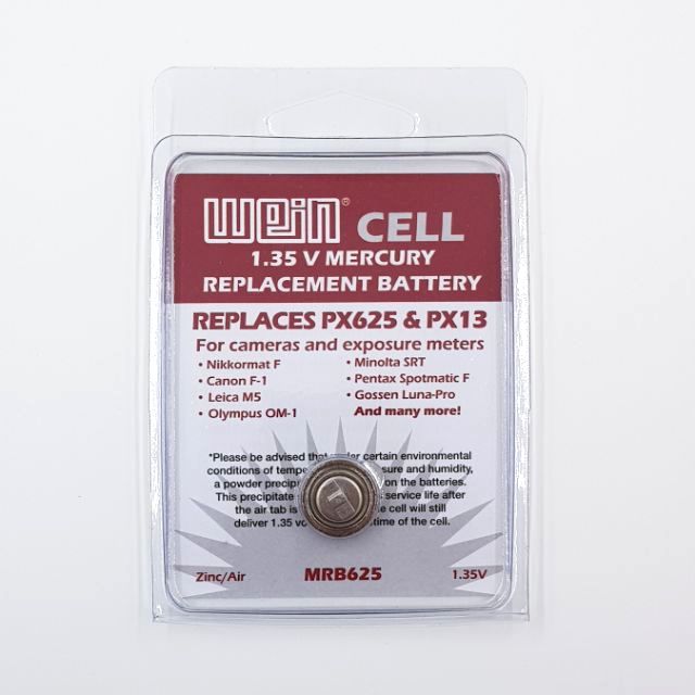 [Rare] Weincell MRB625 / 625 1.35v battery for film camera Wein Cell ...