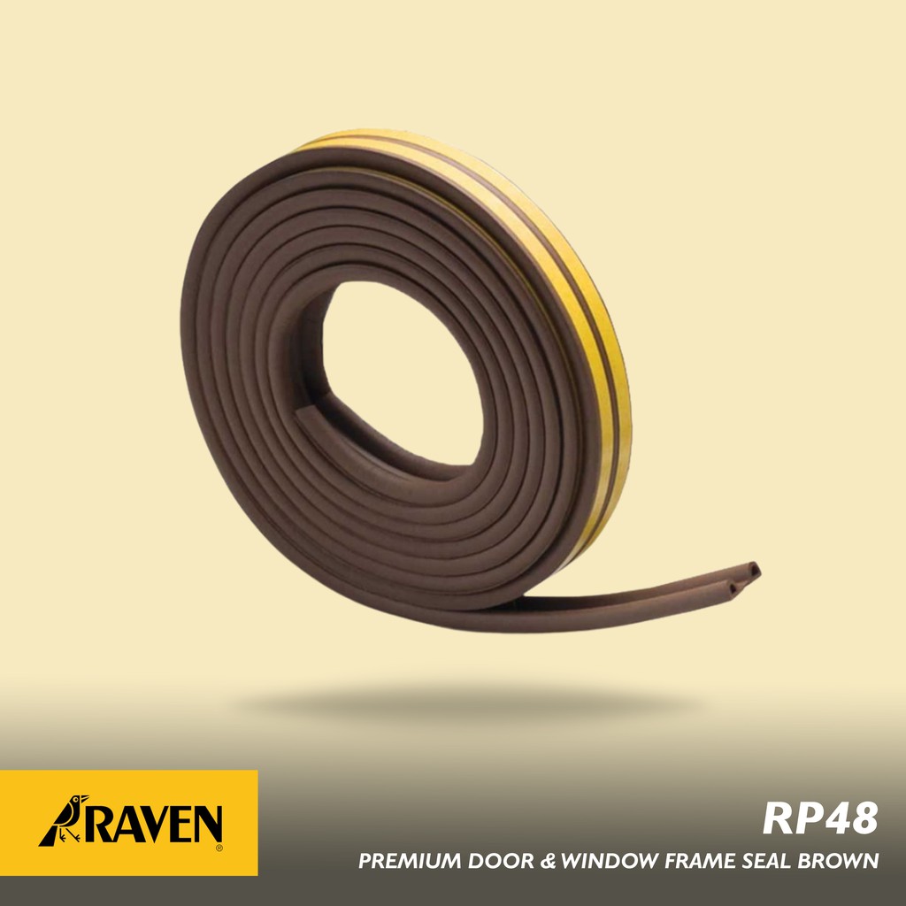 Raven RP48 Brown Door and Window Seal 6 Meters | Shopee Malaysia