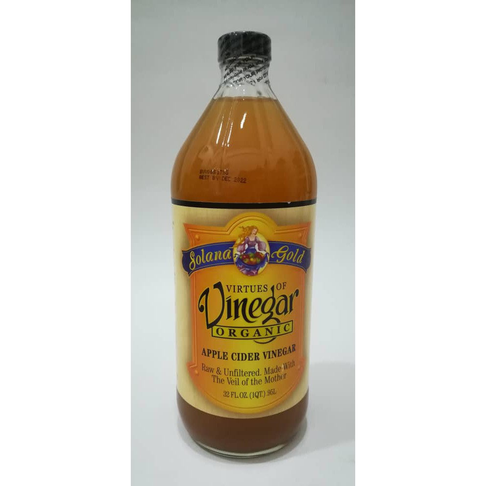 SOLANA GOLD APPLE CIDER VINEGAR 950ML (EXP: DEC 2022) | Shopee Malaysia