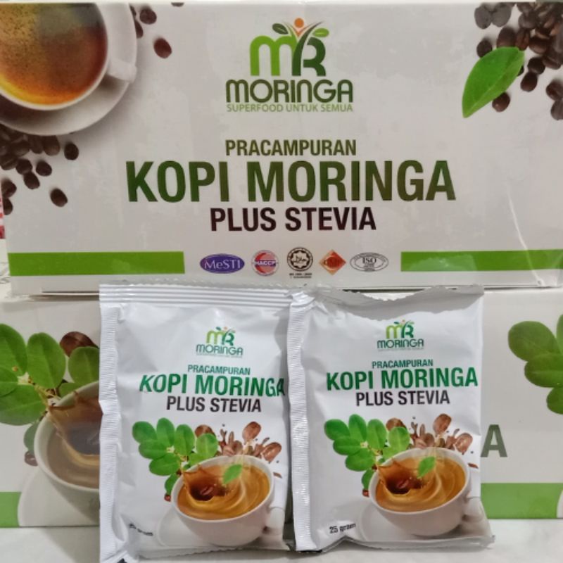 KOPI MORINGA Plus Stevia MR Kopi Moringga Kopi Kesihatan Coffee ...