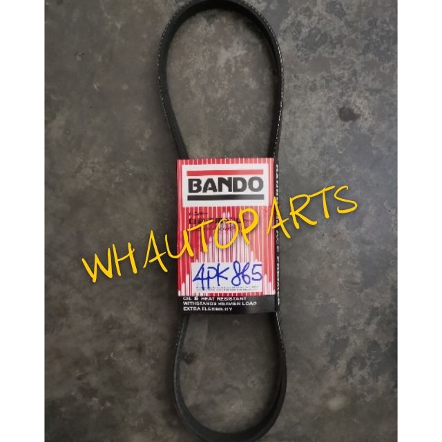 BANDO FAN BELT 4PK865 PROTON SAGA ISWARA ALTERNATOR BELT (1PC) | Shopee ...