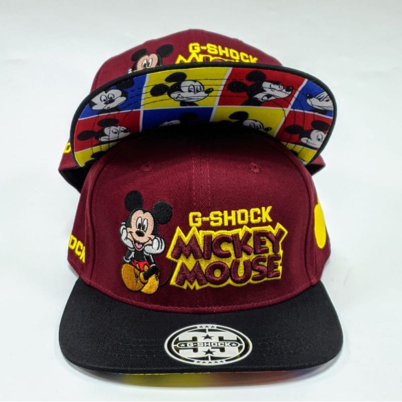 🔥 READY STOCK 🔥 G-SHOCK X MICKEY MOUSE SNAPBACK HAT | Shopee Malaysia