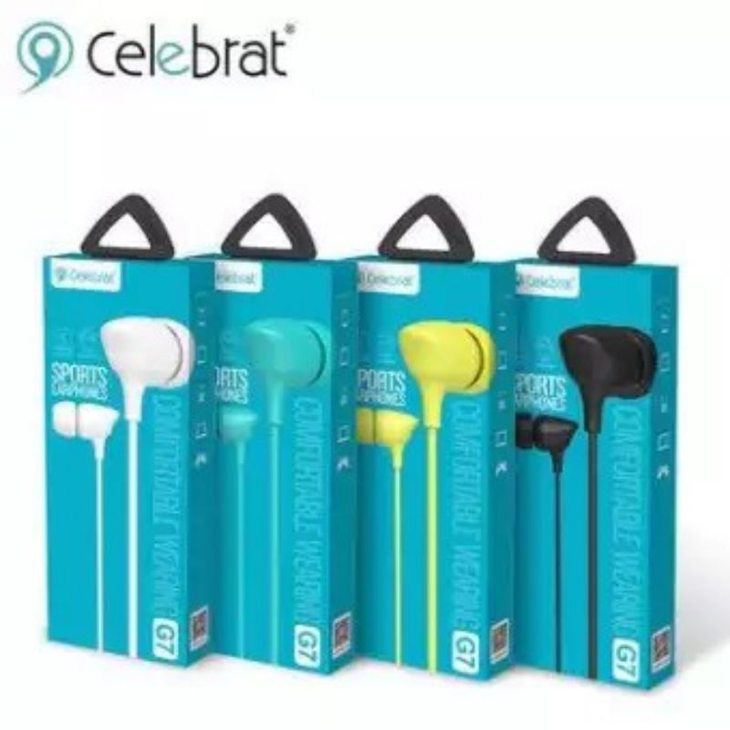 CELEBRAT G7 IN-EAR EARPHONE HEADPHONES STEREO SUPER BASS HEADSET HiFi WIRED EARBUDS FOR MOBILE ...