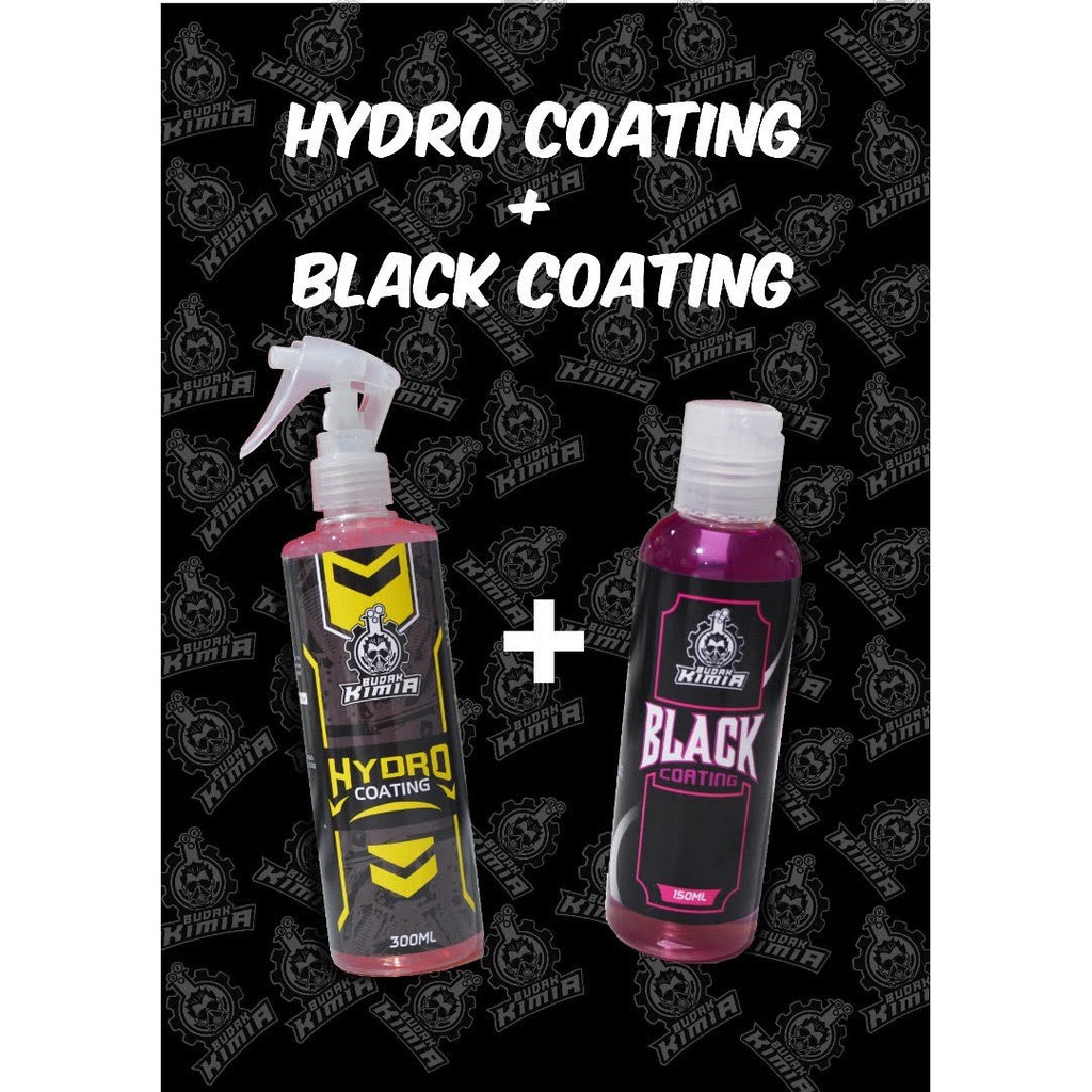 COMBO!! Budak Kimia Coating Series: BK Hydro Coating + BK Black Coating ...
