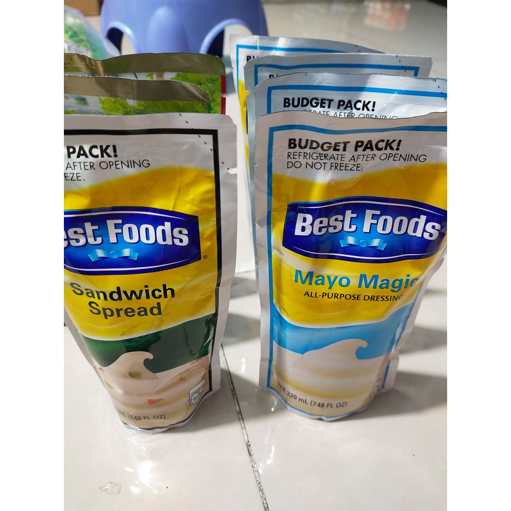 Best Foods Sandwich Spread Regular 220ML Pouch | Shopee Malaysia