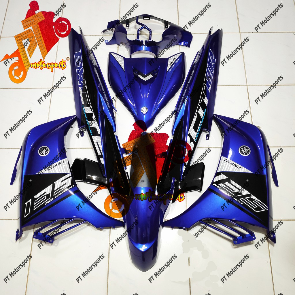 Yamaha Lc 135 Cover Set Gp Blue LC135 V1 V2 V3 V4 V5 V6 V7 Rc Exciter ...