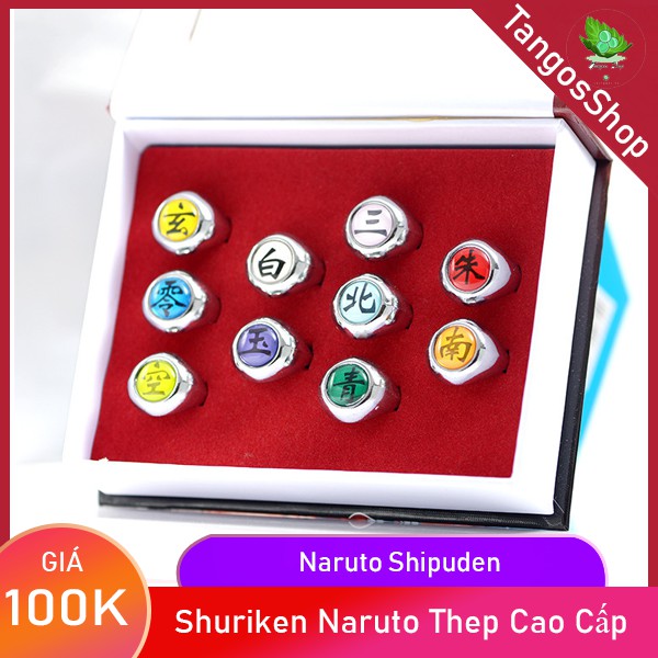 Naruto Anime model. Set of 10 Akatsuki rings - Cosplay Naruto | Shopee ...