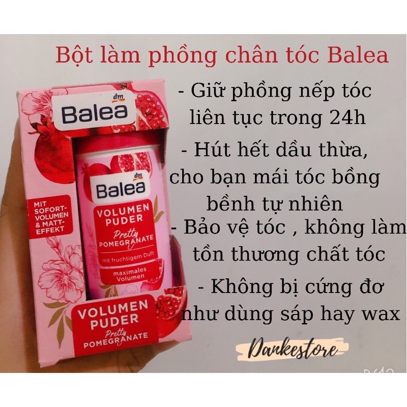 German domestic Balea hair root puff powder prevents hair streaks ...