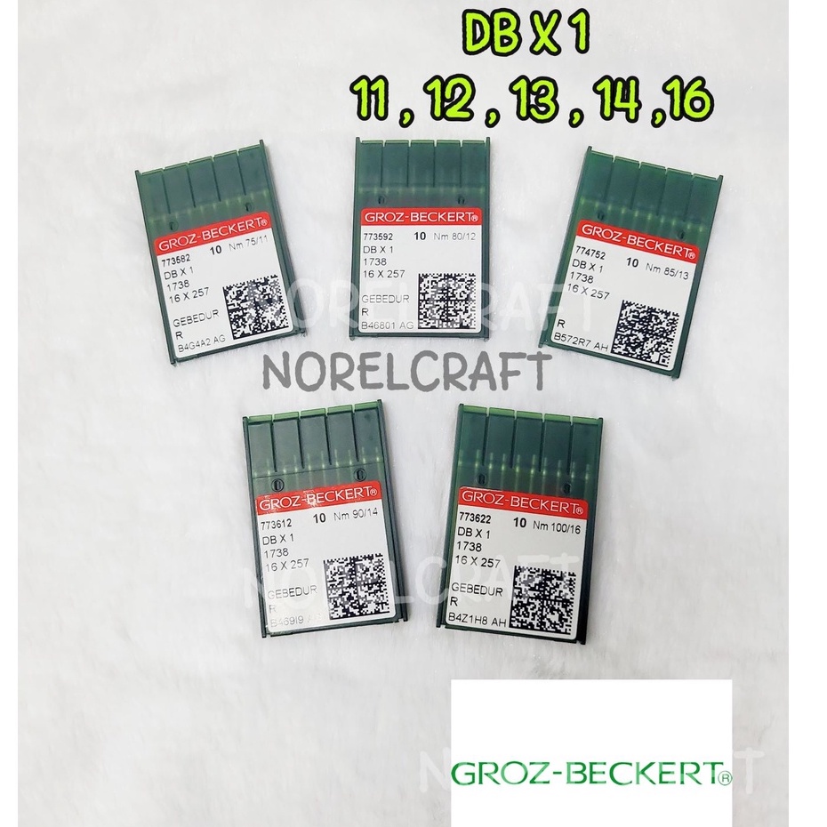 [ DB X 1 ]GERMANY GROZ-BECKERT HIGHSPEED SEWING MACHINE NEEDLE/ JARUM MESIN INDUSTRI [READYSTOCK ...