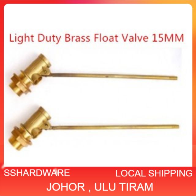 1/2" & 3/4"light Duty 100% Full Brass Float Valve Water Tank Valve ...