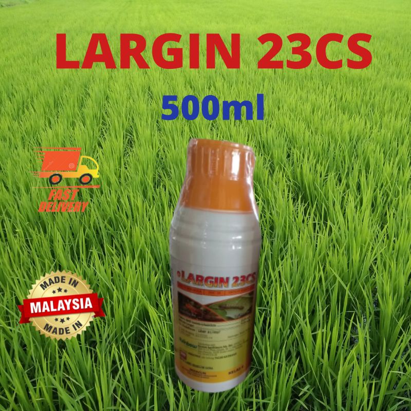 LARGIN 23CS ( Lebih Kuat dari Racun Karate Syngenta) lambda cyhalothrin 23% Serangga Ulat Ratus ...