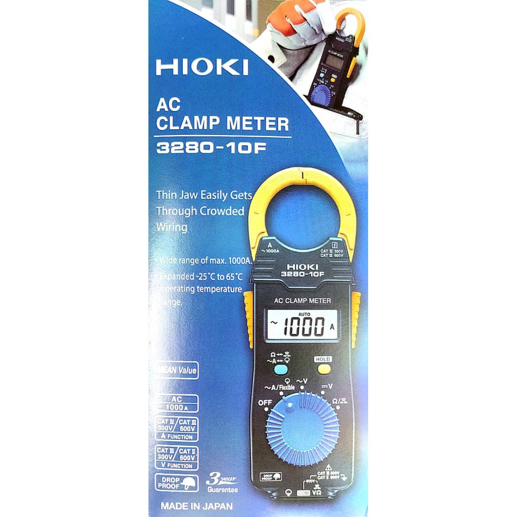 HIOKI 3280-10F AC CLAMP METER 1000A | Shopee Malaysia