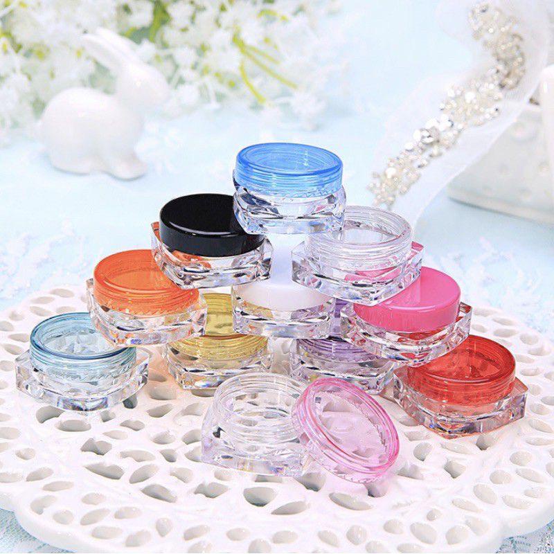 Cream Jar Sample Container Empty 5g Plastic Cosmetic Bottle Pot Jars ...