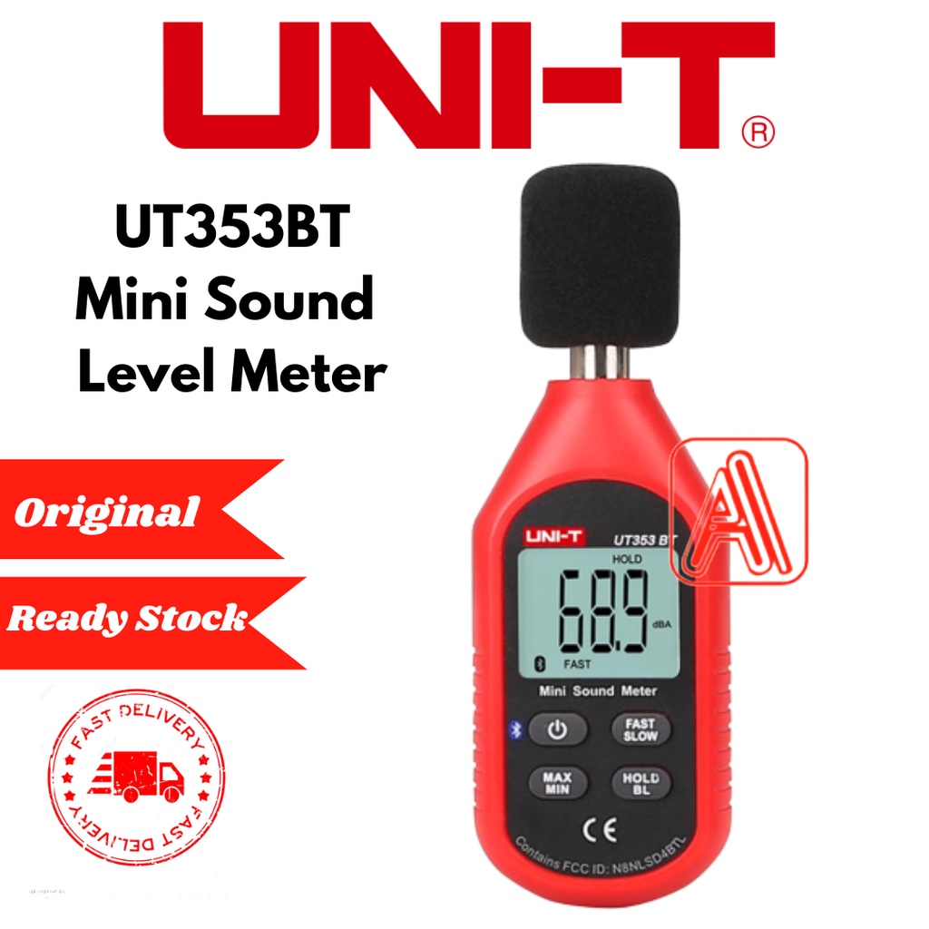 UNI-T UT353BT Mini Sound Level Meter Ready Stock Original 🔥👍🏻 | Shopee ...