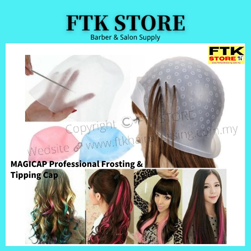 Magicap Reusable Hair Color Highlighting Tipping Highlight Dye Cap And ...